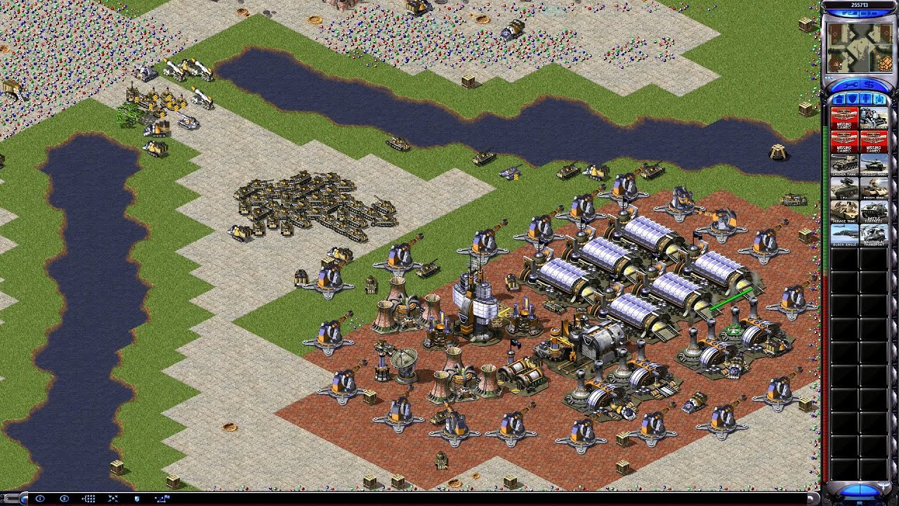 Red Alert 2 Defence Before Hardest Enemy By Many Cannon - YouTube