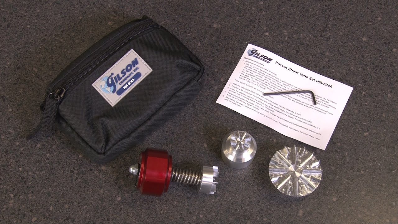 Gilson Pocket Shear Vane Set (HM-504A) - YouTube
