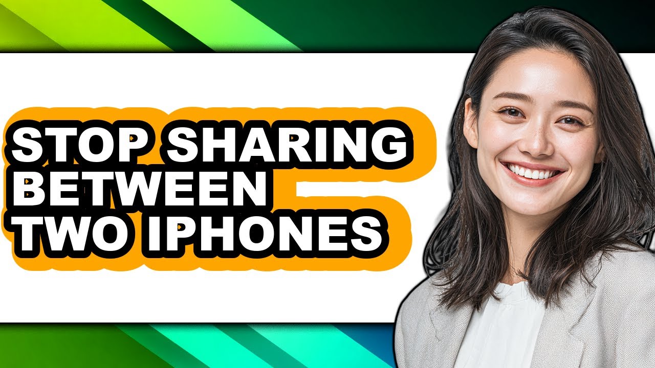How to Stop Sharing Between Two Iphones - Step by Step - YouTube