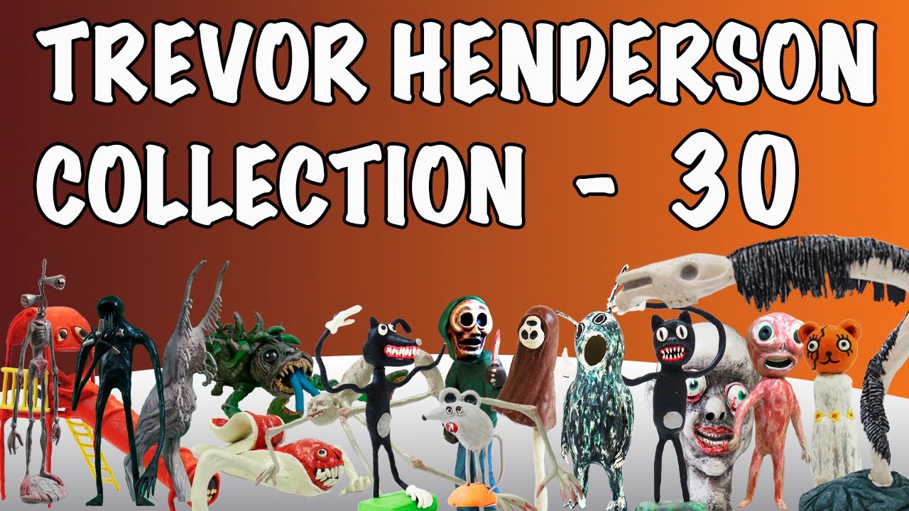 30 PLASTICINE FIGURES OF TREVOR HENDERSON MONSTERS – Horror Maker’s ...