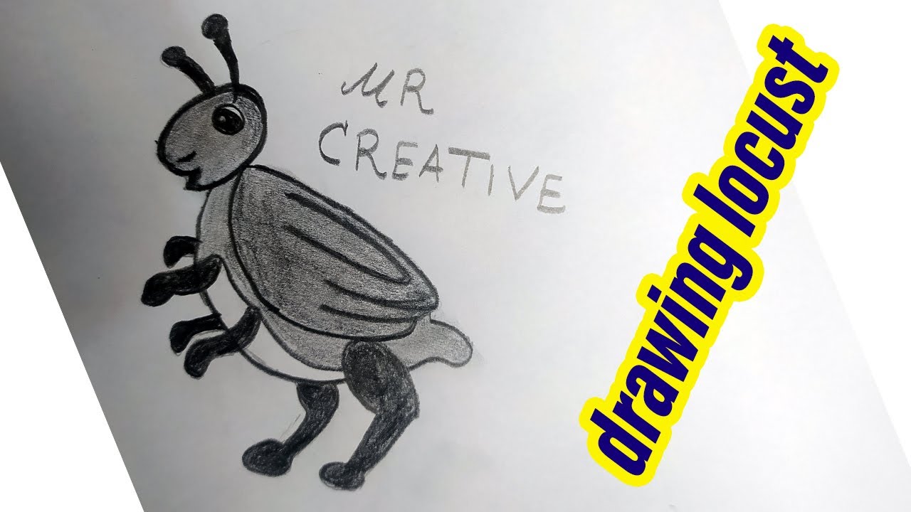 drawing locust - how to drawing locust - YouTube