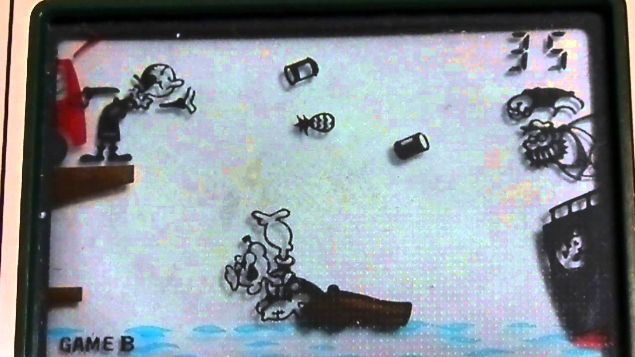 12035 Nintendo Game & Watch Popeye PP-23 1981 - YouTube