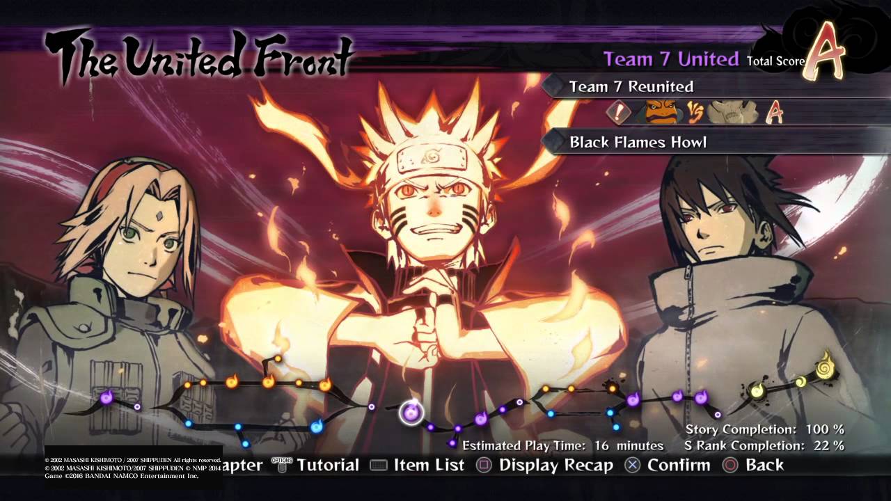 NARUTO SHIPPUUDEN: Ultimate Ninja STORM 4 All Stage Routes - YouTube
