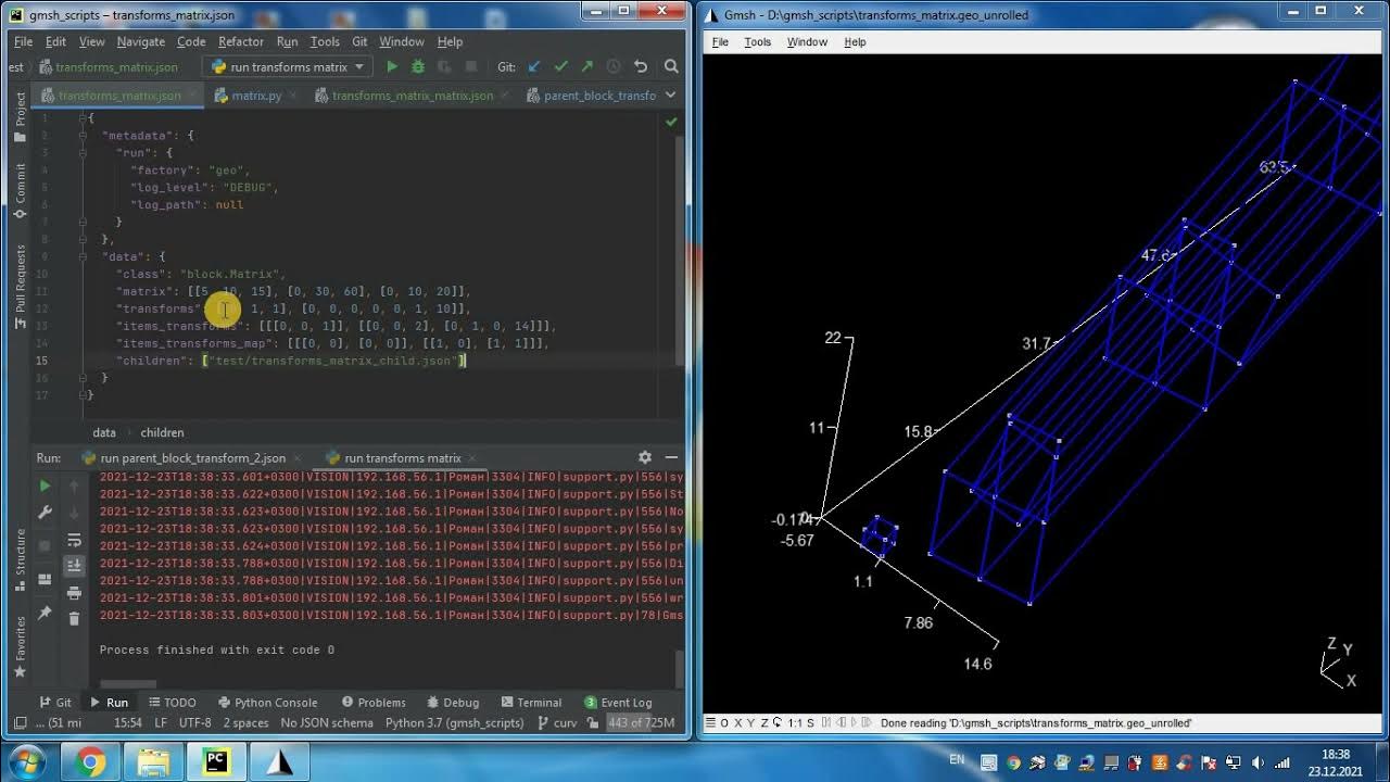 gmsh scripts transforms children items - YouTube