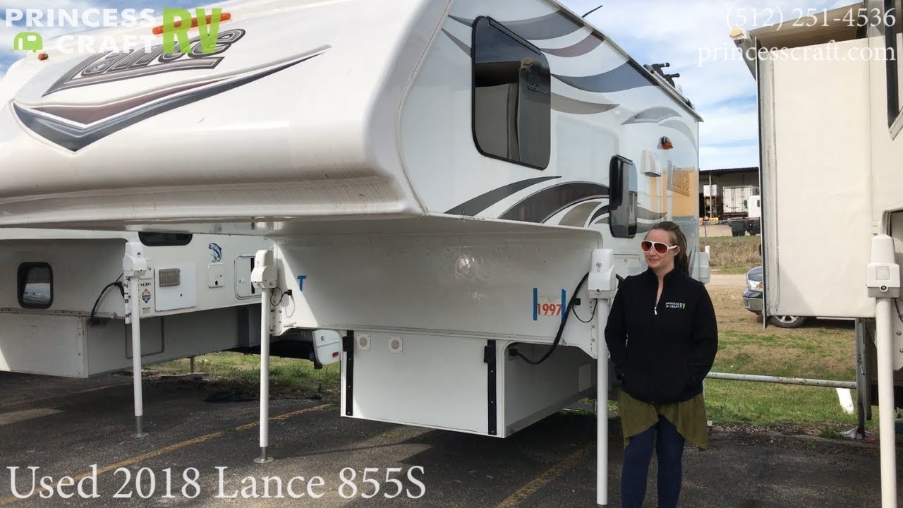Used 2018 Lance 855S Truck Camper Stock #175028A - YouTube