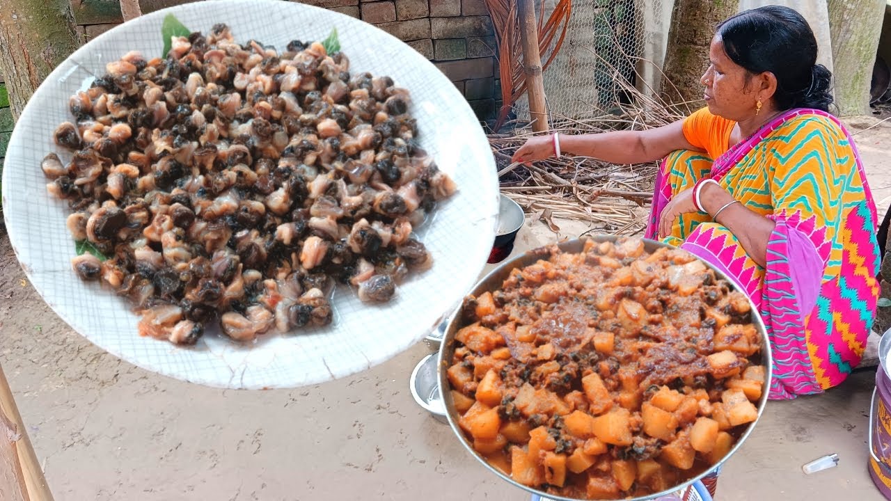 আলু কুচো দিয়ে নরমাল একটা গুগলি রেসিপি বানিয়ে ফেলুন | snail food ...