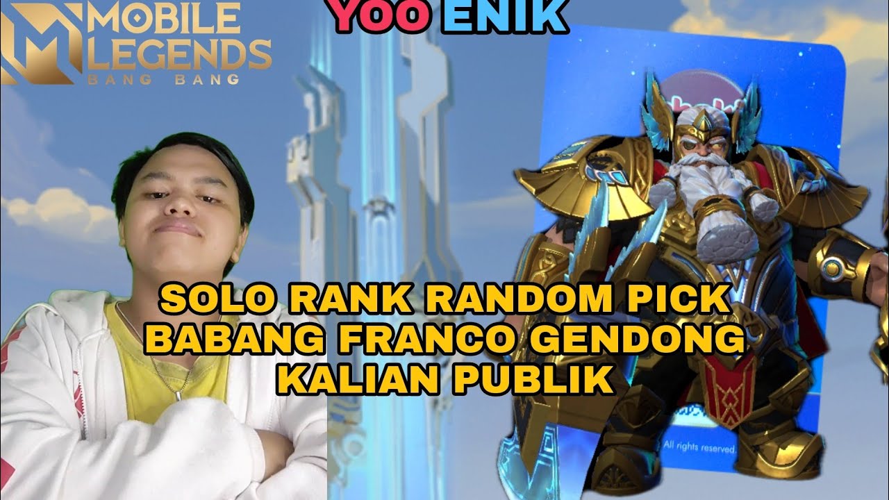 Solo rank legend, random pick Hero part 9 | MOBILE LEGENDS BANG BANG ...