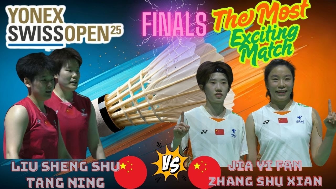 Jia Yi Fan/Zhang Shu Xian vs Liu Sheng Shu/Tang Ning - YONEX Swiss Open ...