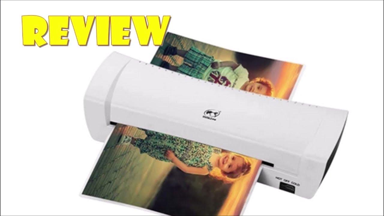 Officom Sl200 Laminator A4 Hot And Cold Laminating Machine Review Youtube