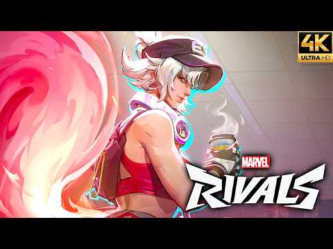 Marvel Rivals - White Fox (Yoon Ji-Woo: The Leader Skin) Gameplay Showcase (4K 60FPS)