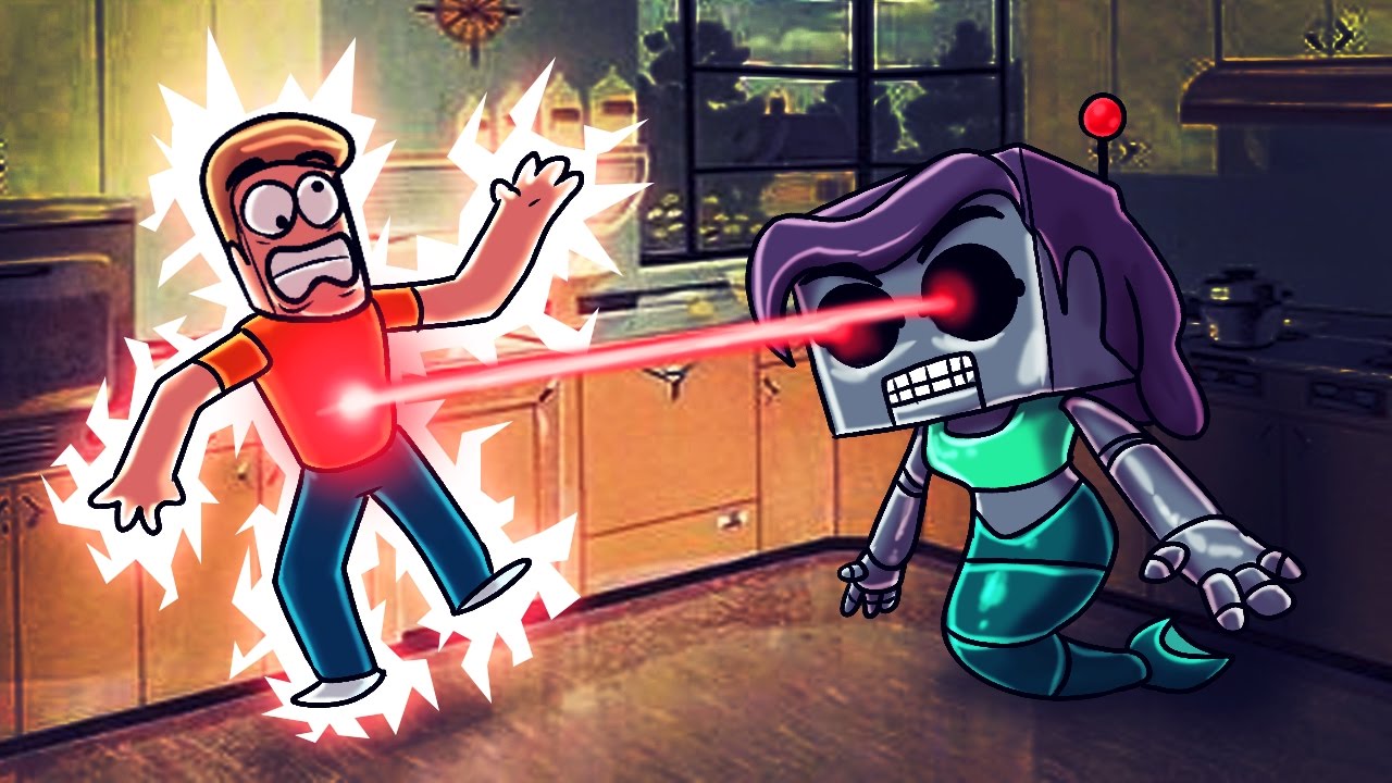 Minecraft | Who's Your Daddy? Robo Mom TURNS EVIL! (Secret Robot Wife ...