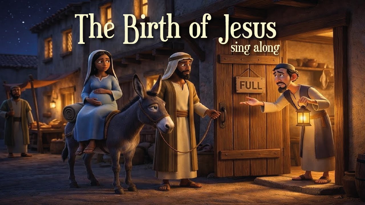 The Birth of Jesus || Mary rode to Bethlehem || Christmas song - YouTube