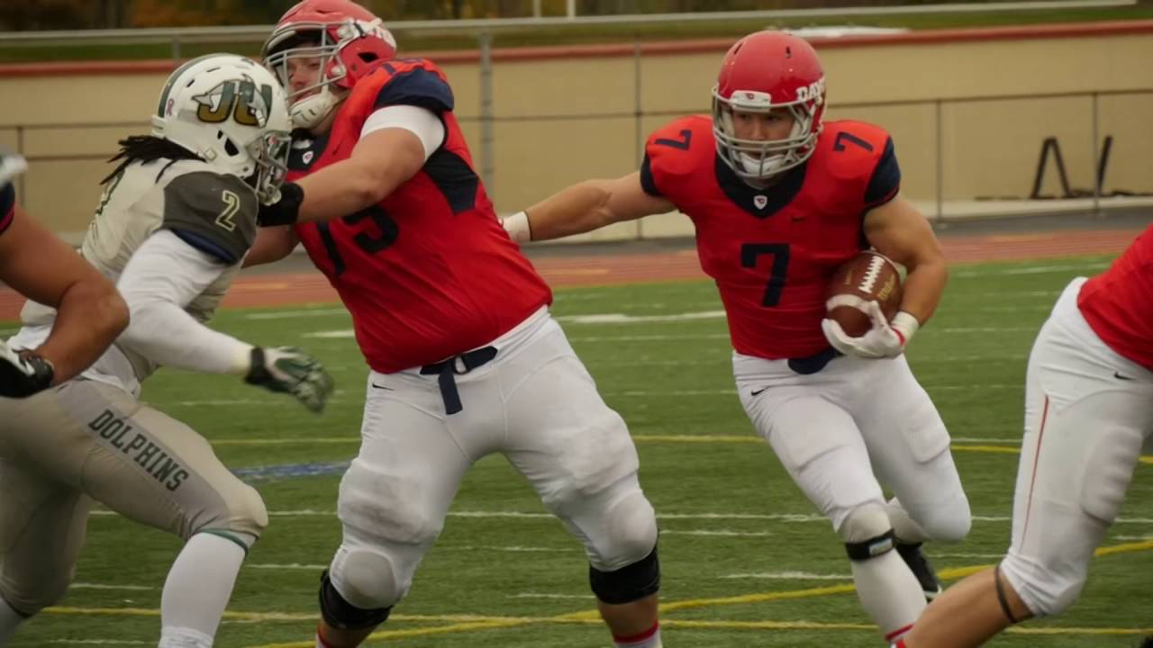 Dayton Football: Coach Ewald, Running Backs - YouTube