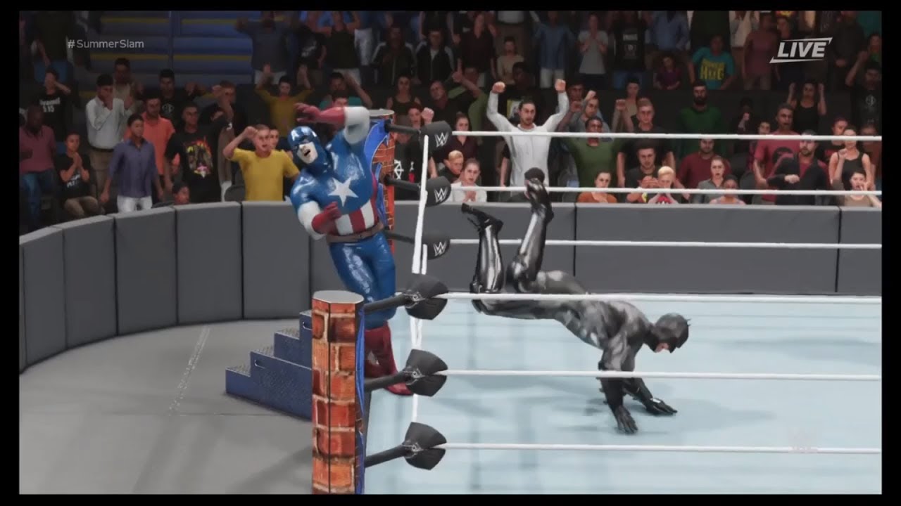 WWE 2K19 - Batman vs. Captain America - Digital Comics, Marvel Legends ...