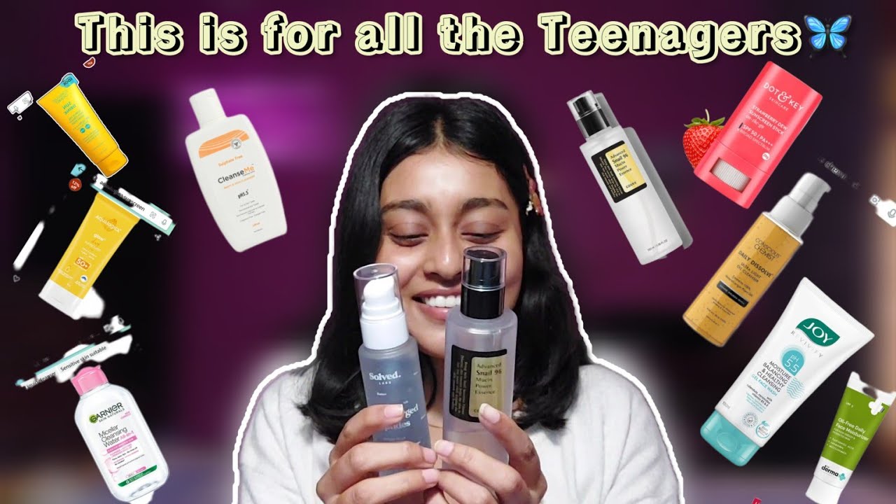 Skincare Routine for 'Teenagers' 🦋💗 ️ - YouTube