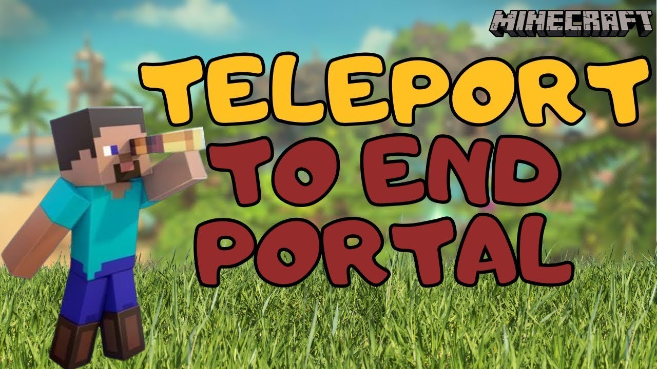 How to Teleport to End Portal in Minecraft | Minecraft Tutorial (2025 ...