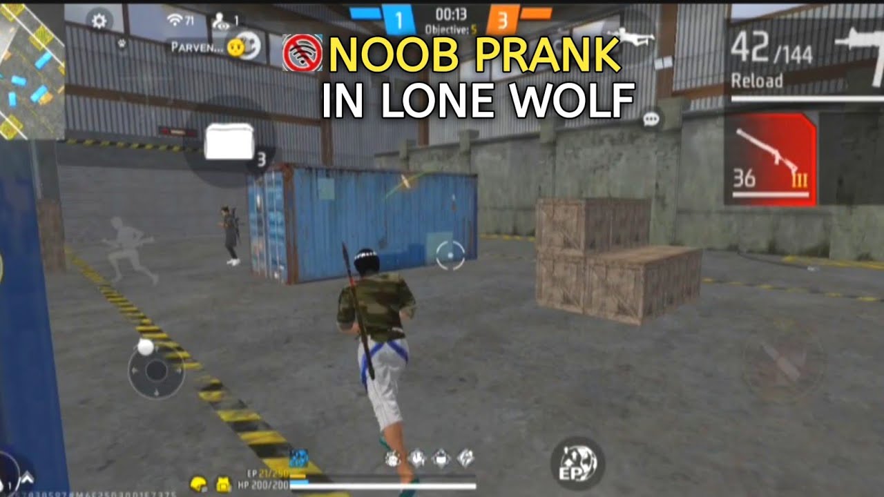 NOOB PRANK IN LONE WOLF |GARENA FREE FIRE😲👿 - YouTube