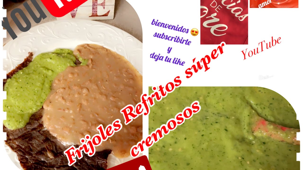 Como preparar Frijoles Refritos De Olla súper delicioso 🤤 - YouTube