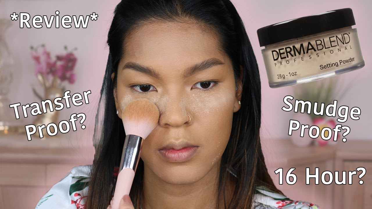 DERMABLEND LOOSE SETTING POWDER REVIEW - YouTube