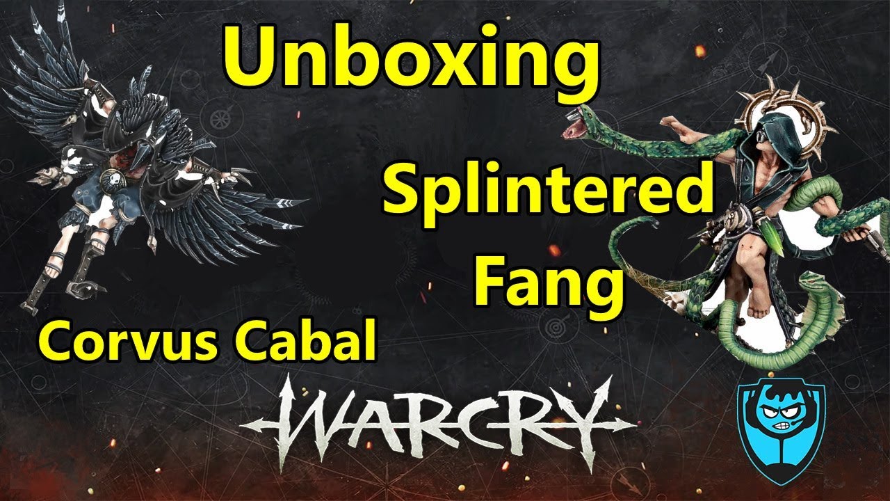 Warcry Corvus Cabal and Splintered Fang Unboxing - YouTube