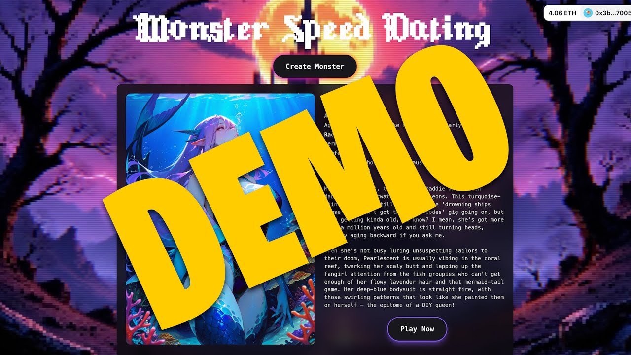 Monster Speed Dating Demo - YouTube