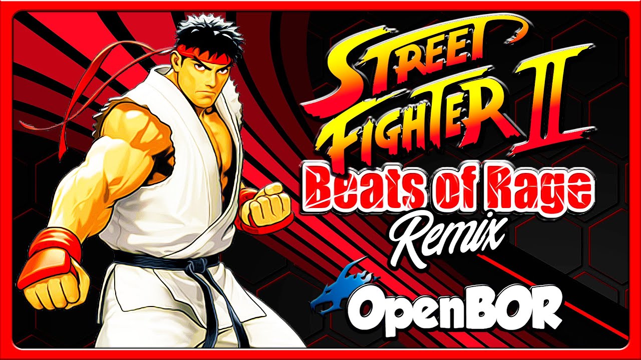 Street Fighter 2: Beats of Rage Remix (Beat 'em Up) - Gameplay with Ryu ...