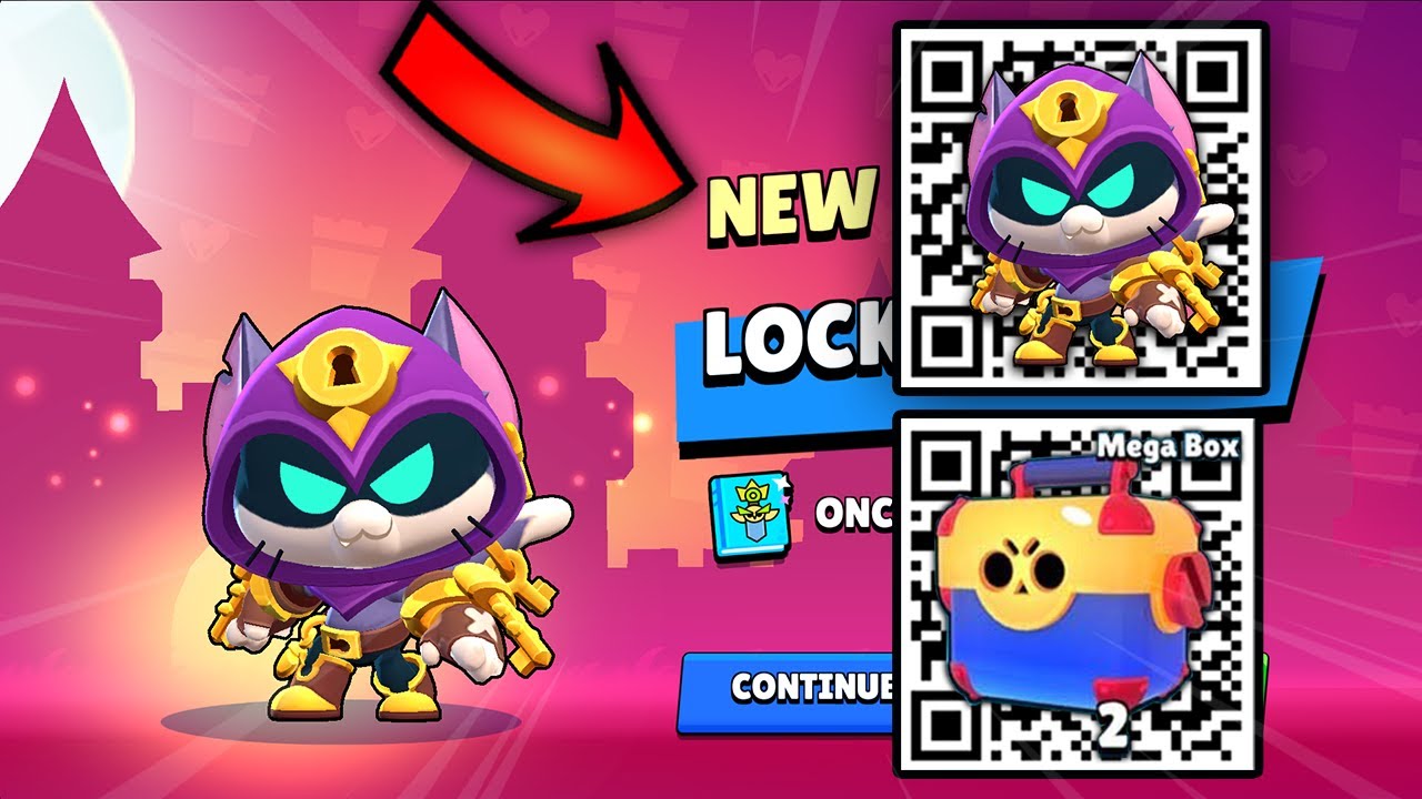 FREE QR CODE LEGENDARY SKIN!!! New UPDATE BRAWL STARS🎁 - YouTube