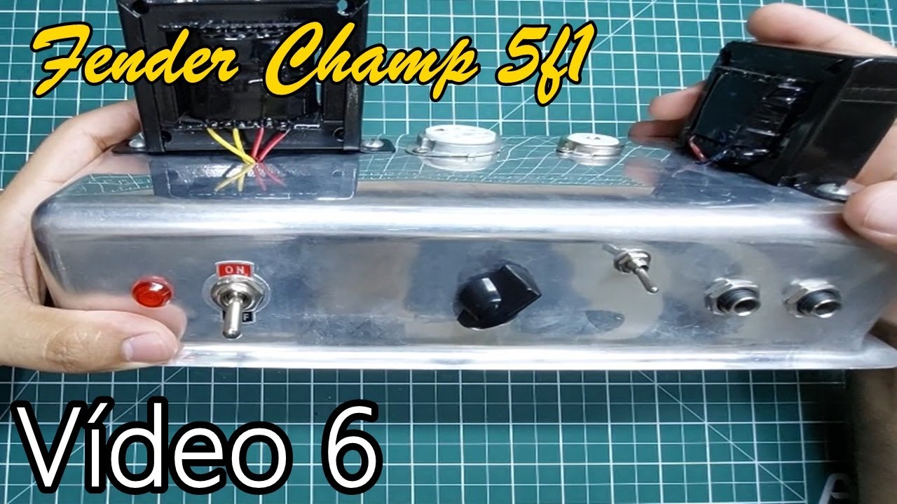 AMPLIFICADOR VALVULADO-Construa seu segundo amp!💡|Champ 5F1| Primeiras ...