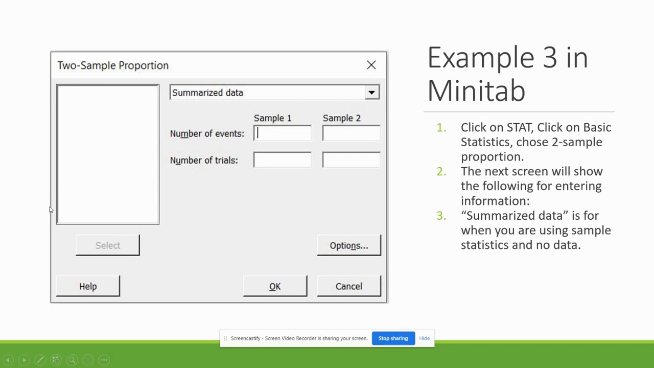 Two Proportion Test with Example 3 - YouTube