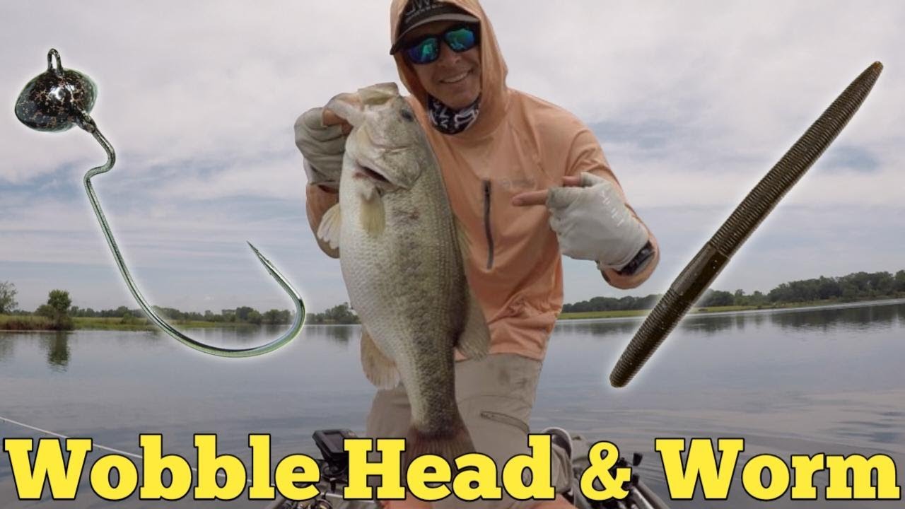 Wobble Head & Worm= BIG BASS - YouTube