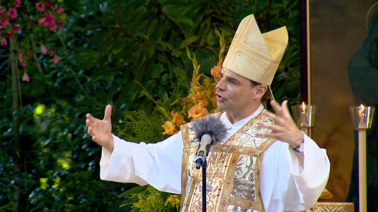 Predigt von Bischof Oster in Maria Vesperbild - YouTube