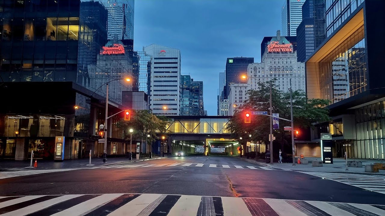Driving Around Toronto Downtown Street View - YouTube