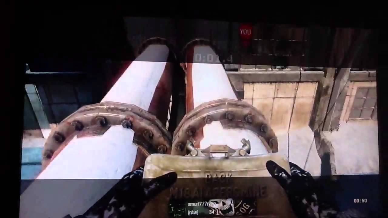 Call of duty black ops throwing knife trickshot - YouTube