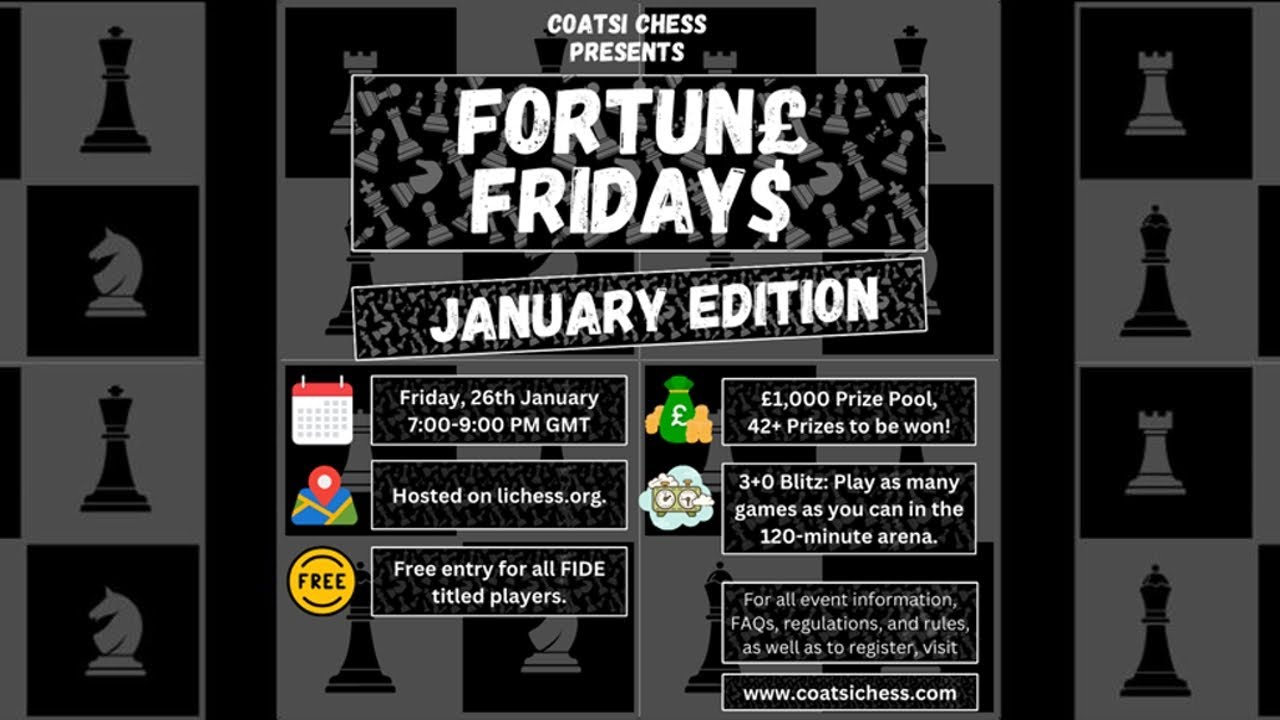 Fortune Fridays January на lichess.org - YouTube