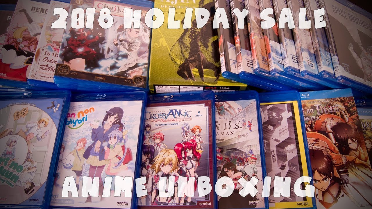 Holiday 2018 Anime Sale Unboxing 1 - YouTube