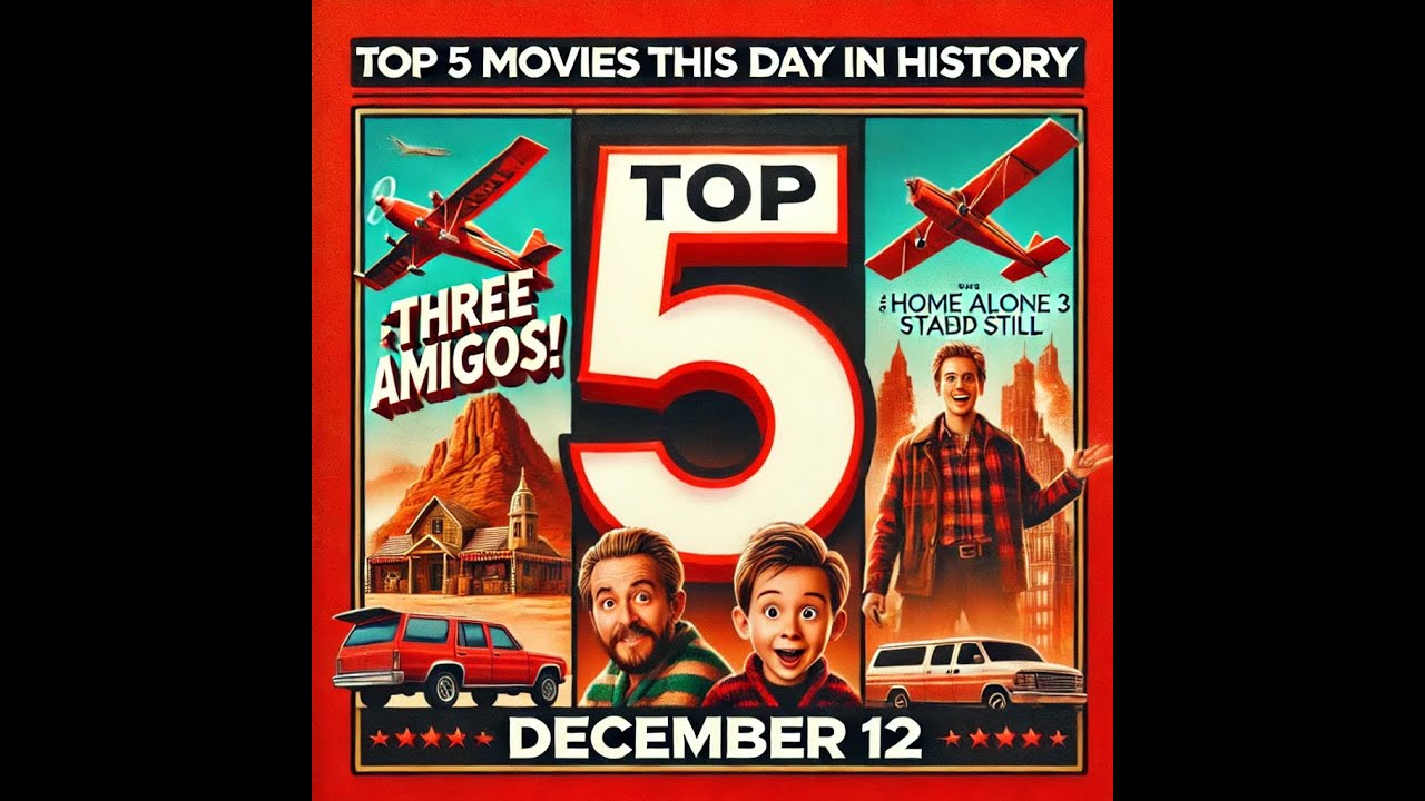 Top 5 Movies This Day in History – December 12 - YouTube