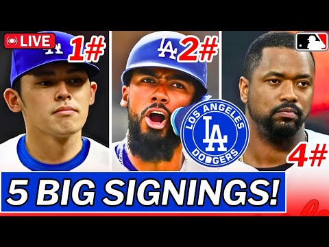 URGENT! DODGERS MAKING 5 BIG SIGNINGS IN MLB! NUMBER 5 SURPRISED THE ...