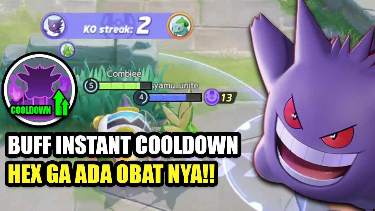 BUFF GENGAR BIKIN HEX JADI TERLALU OP!! - Pokemon Unite Indonesia - YouTube