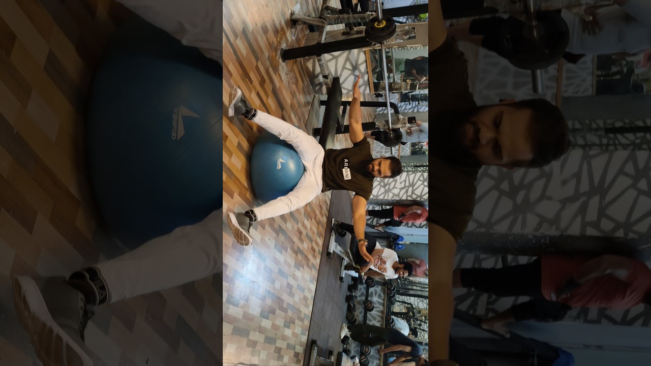 Seated Balance (Swiss Ball core strength exercises) #shorts - YouTube
