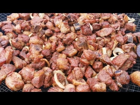 Quick reminder of how to season Ntaba aka goat meat. - YouTube