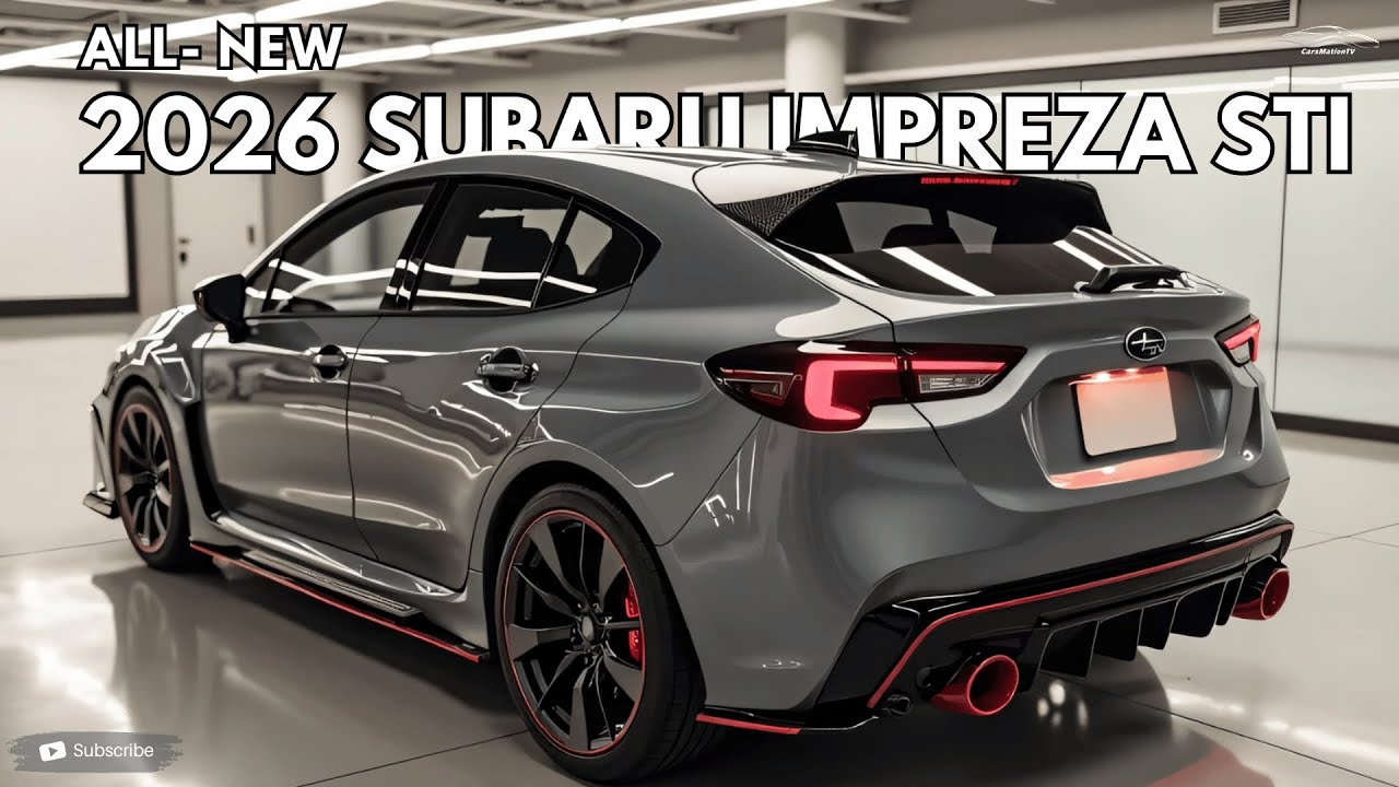 新型2026年型スバル インプレッサ STI 発表 - 伝説が再び圧倒的な強さを見せる - YouTube