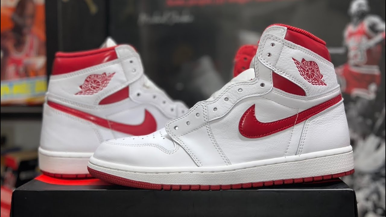 AIR JORDAN 1 METALLIC RED OG COLOR WAY 1985 - YouTube