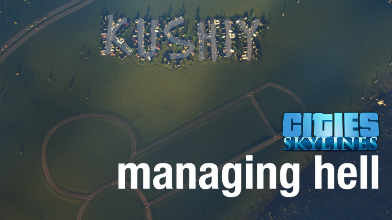 Cities: Skylines - managing hell stream - YouTube