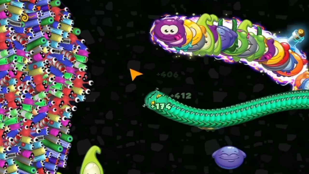 Worm Zone Io Biggest Slither Snake Score 1,000,000+ World Record Top 1 ...