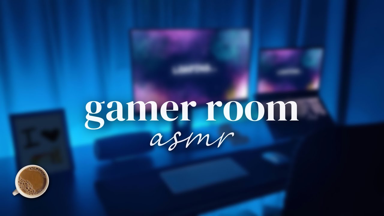 Rainy Gamer Room | ASMR Ambience - YouTube