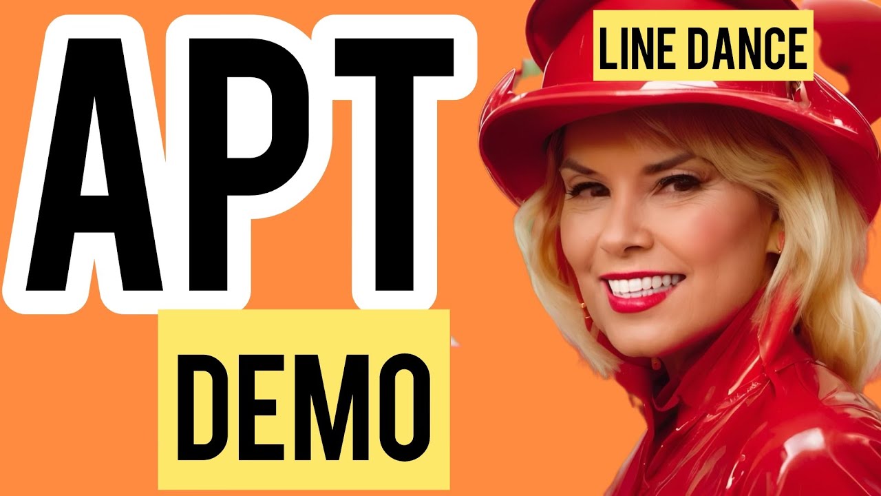 APT - line dance DEMO. Phrased improver - YouTube