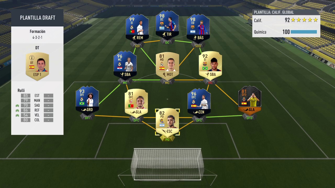 Fifa 17 "EL MEJOR FUT DRAFT" 192 RATED|BEST FUT DRAFT EVER|TOTY - YouTube