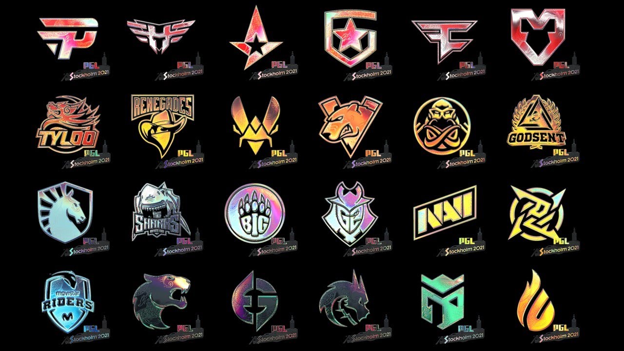 PGL Stockholm 2021 || All Stickers || Inspection || Speed 160% (Cut ...