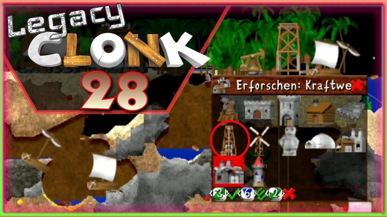 Clonk 28 🔴 Das erste Goldvorkommen wird alle 🔴 Let's Play Clonk Rage ...