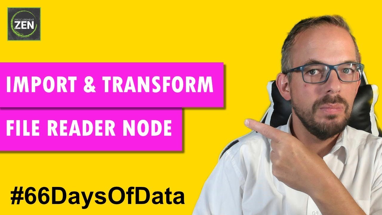 KNIME import source files - day 25 - 66 Days of Data - YouTube